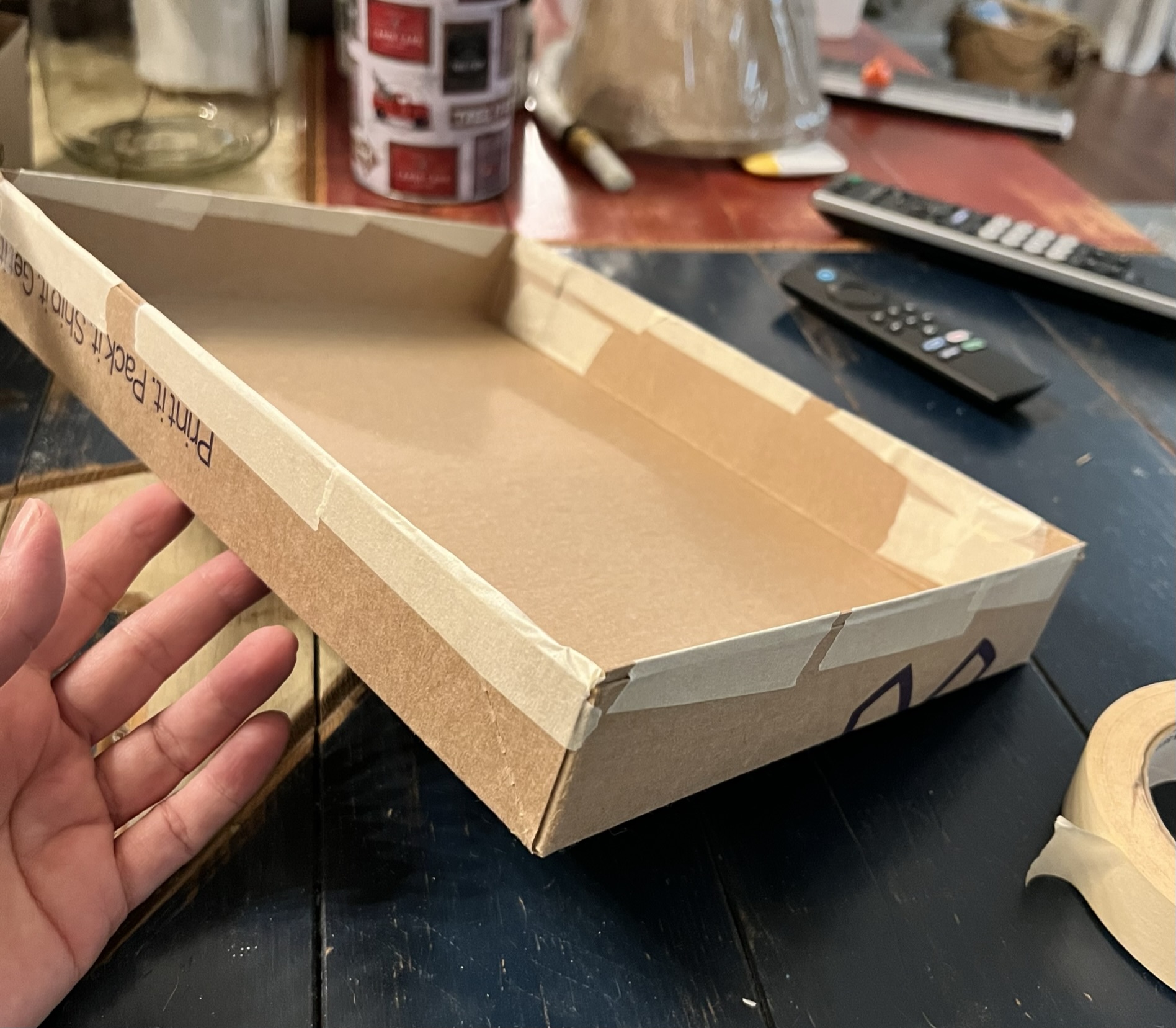 How to Turn a Paper Box into a Decorative Tray – Seaside Resurrections